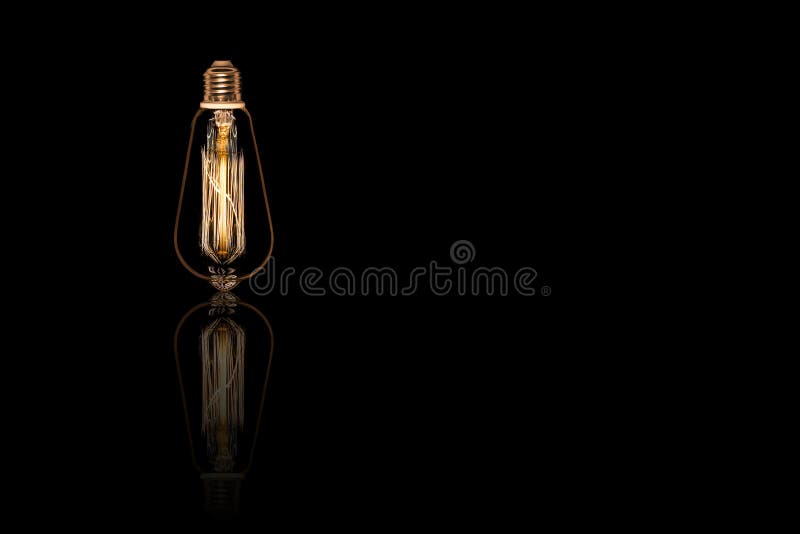 Classic light bulb stock image. Image of illumination - 95394529