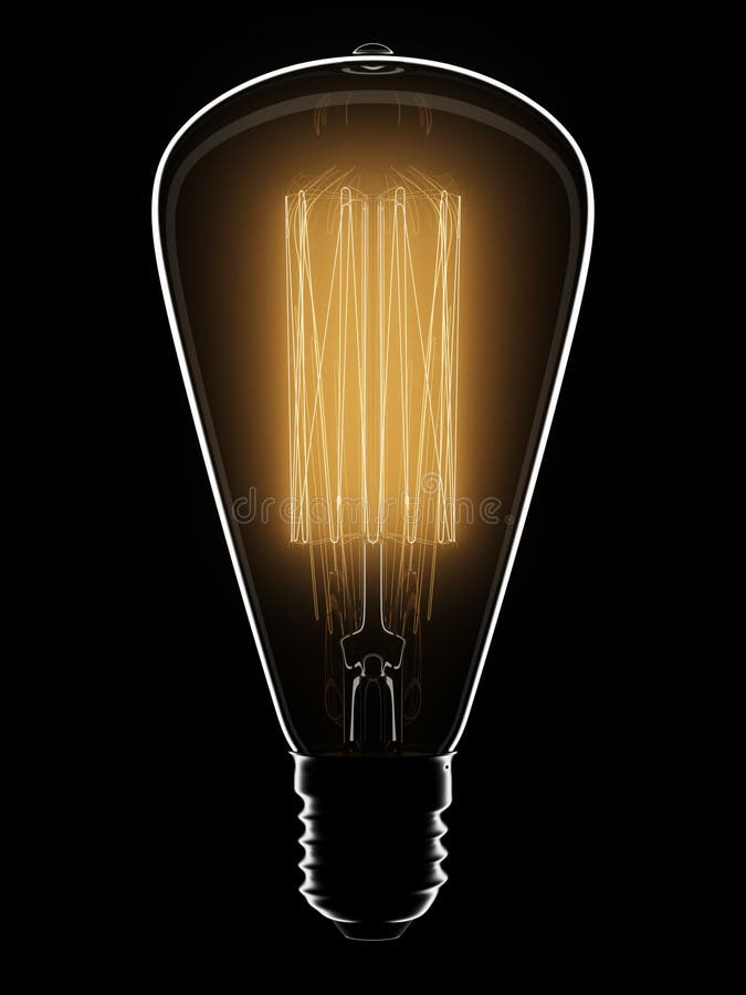 Classic light bulb stock image. Image of contrast, crowd - 45951619