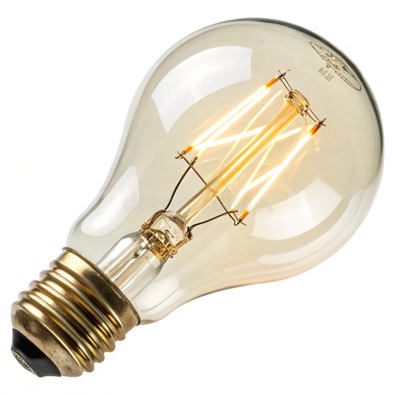 Classic light bulb stock illustration. Illustration of illumination ...