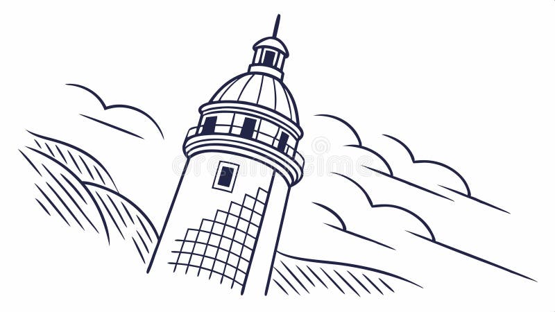 Lighthouse Corner Frame, Maritime Design, Sea Border, Ocean Theme ...