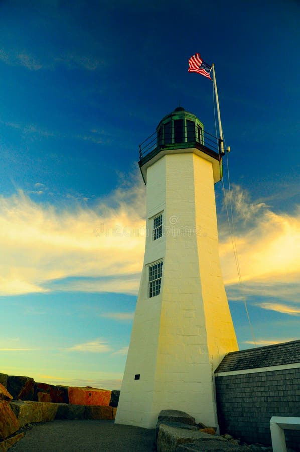 Classic Lighthouse stock image. Image of causing, harbor - 62890227