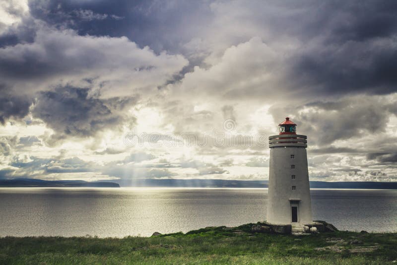Classic lighthouse stock photo. Image of classic, nature - 69709236