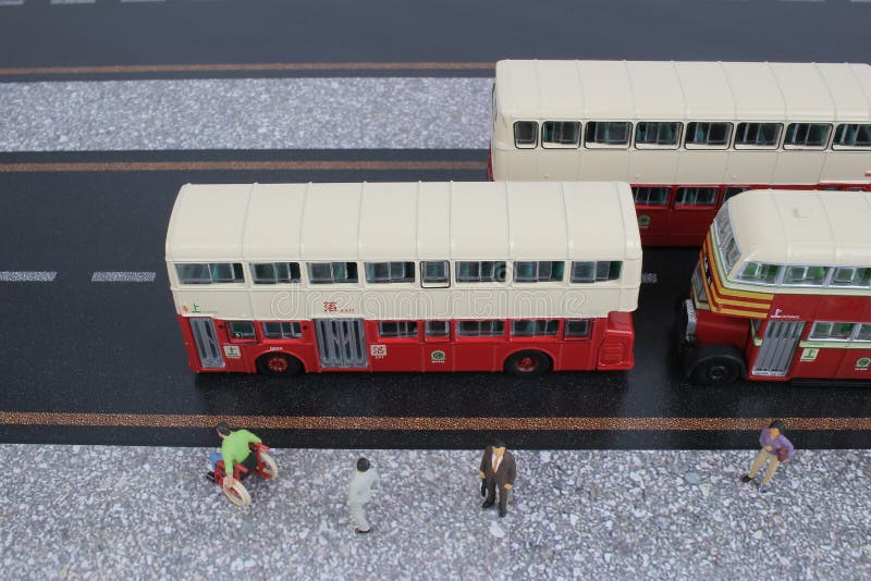 Classic London Bus model stock photo. Image of space - 87830272