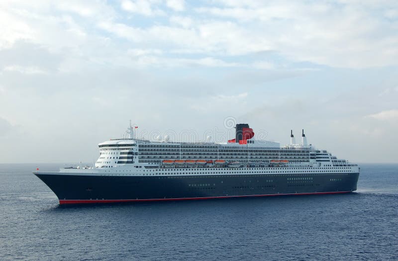 Modern Cruise Ship Front View Stock Photo - Image of cruise ...