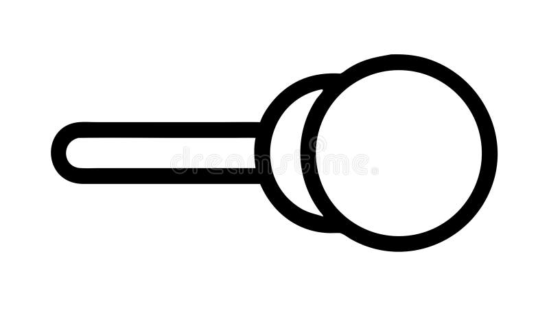 Classic Magnifying Glass Icon for Zoom Search Function, Vector Design Generative AI Stock Vector ...