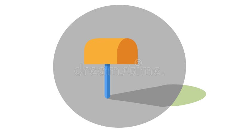 Classic Mailbox Icon, Mail Delivery and Postal Service Symbol, Vector ...