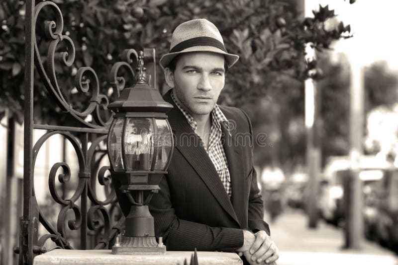 Classic man stock photo. Image of retro, portrait, adult - 26748022