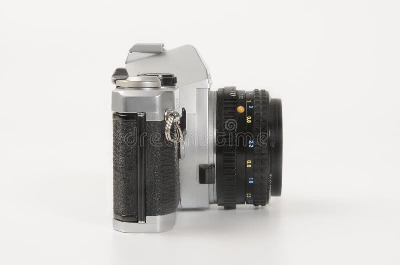 Classic manual camera stock photo. Image of 35mm, black - 6114778