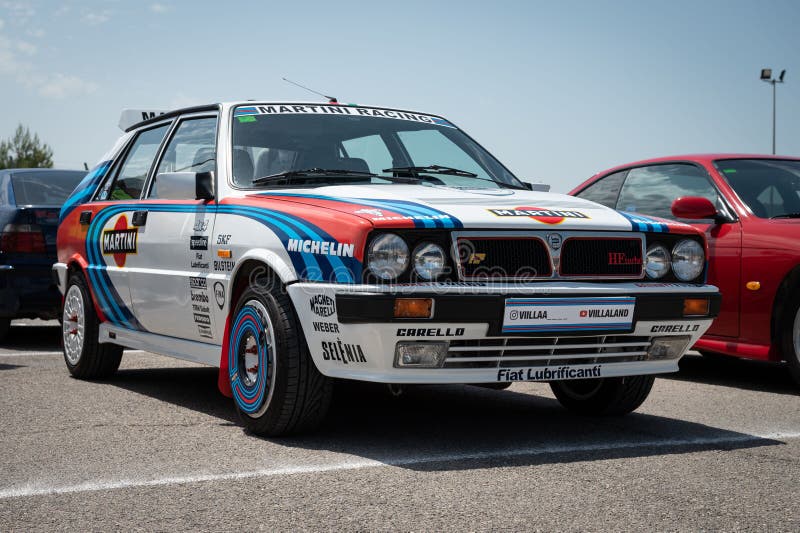 Classic Martini Lancia Delta HF Group B Rally Car Editorial Stock Image ...