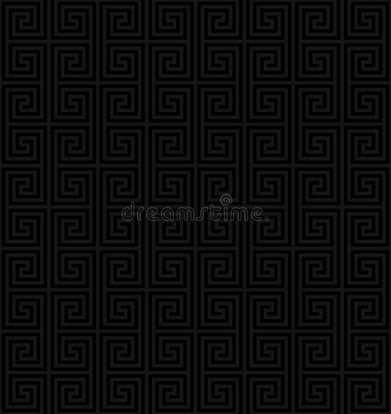 Classic Meander Seamless Pattern. Stock Vector - Illustration of orange ...