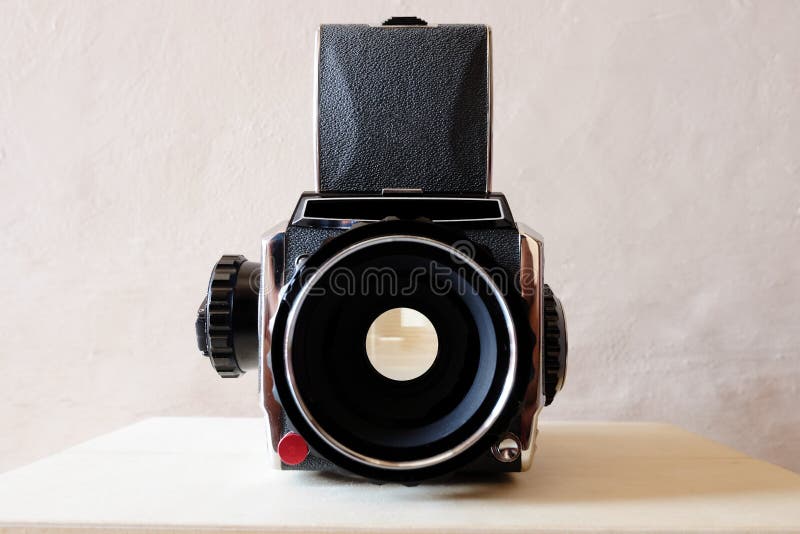 Classic Medium Format Film Camera Stock Photo - Image of vintage ...