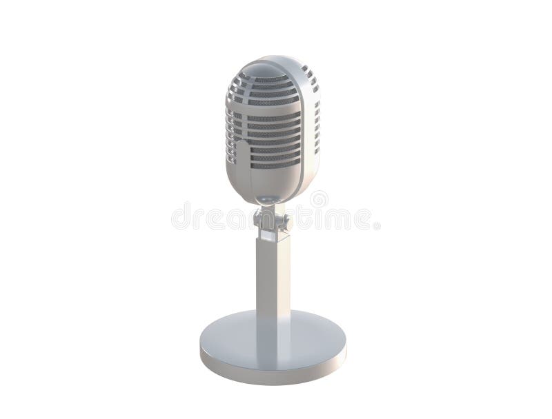 Silver Microphone Transparent Background Stock Illustrations – 21 ...