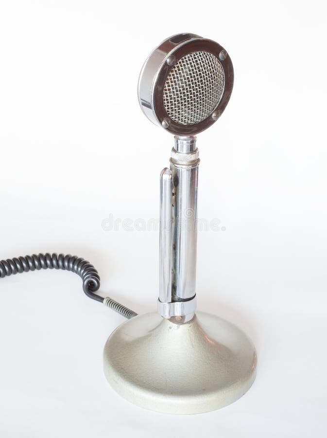 Classic Microphone stock image. Image of spring, mesh - 39312397