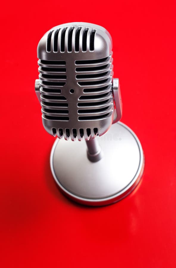 Vintage Microphone stock image. Image of vintage, aged - 4680001