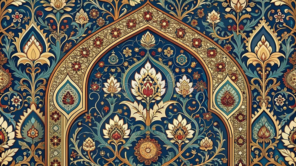 Classic Middle Eastern Patterns with Elegance Stock Illustration ...