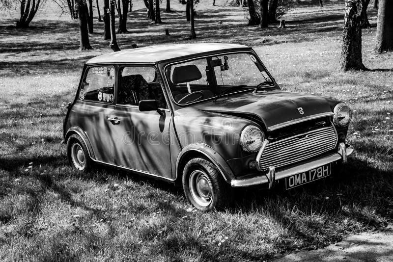 Classic mini car stock image. Image of small, mini, cooper - 31073657