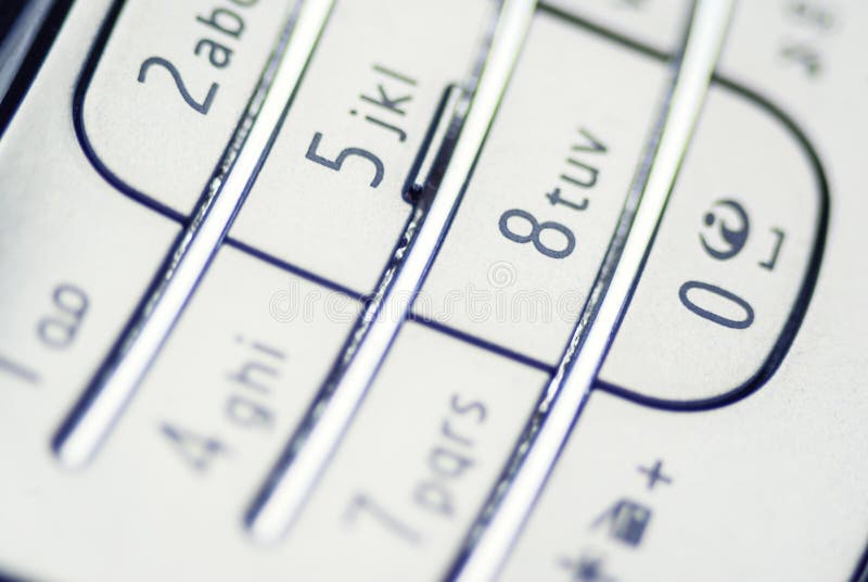 Classic Mobile Phone Keyboard Stock Photo - Image of monitor, black ...