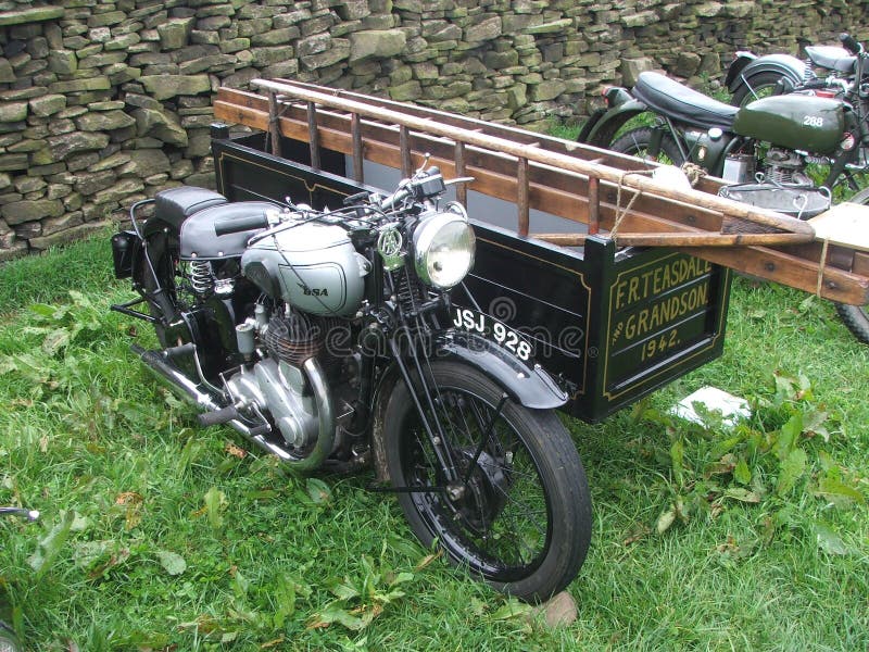 CLASSIC MOTOR-CYCLE editorial photo. Image of motor, sportscar - 50295731