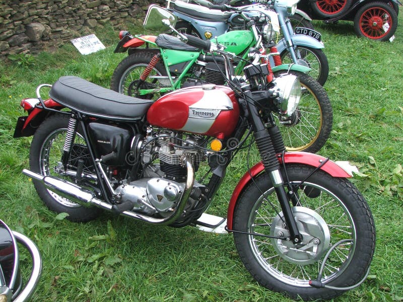 CLASSIC MOTOR-CYCLE editorial stock photo. Image of kitcar - 50295738