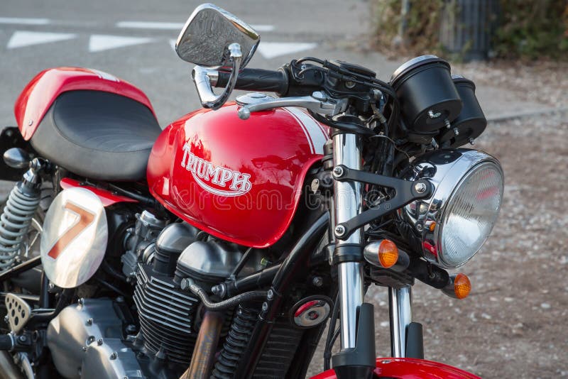 Classic motorcycle editorial stock image. Image of cycle - 52752169