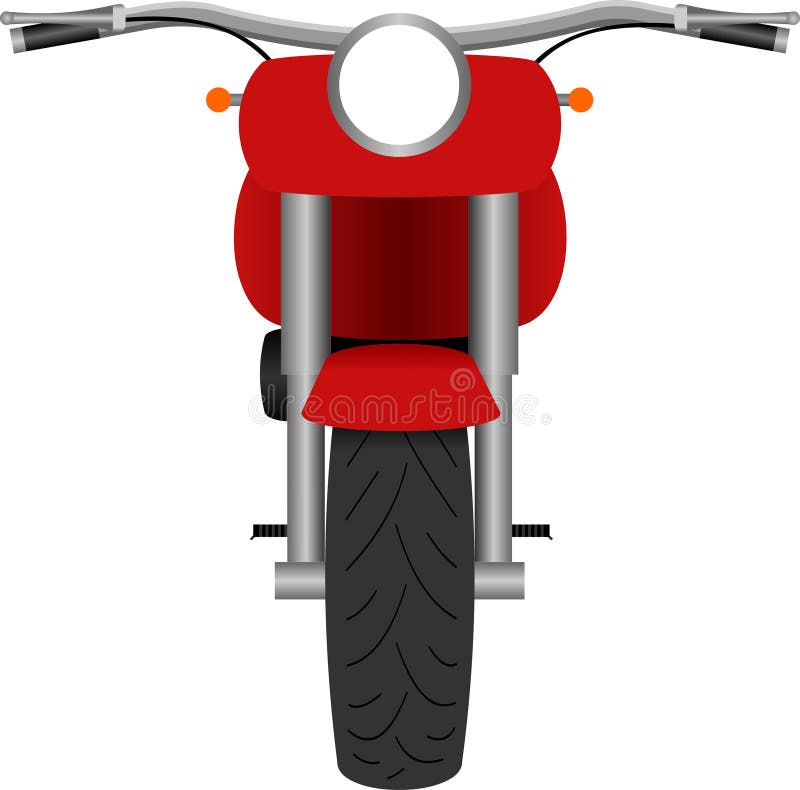 Motorcycle front light stock vector. Illustration of front - 68793545