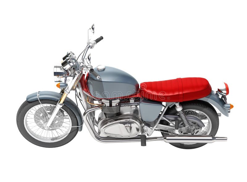 Red motorcycle stock photo. Image of drive, horsepower - 9414812