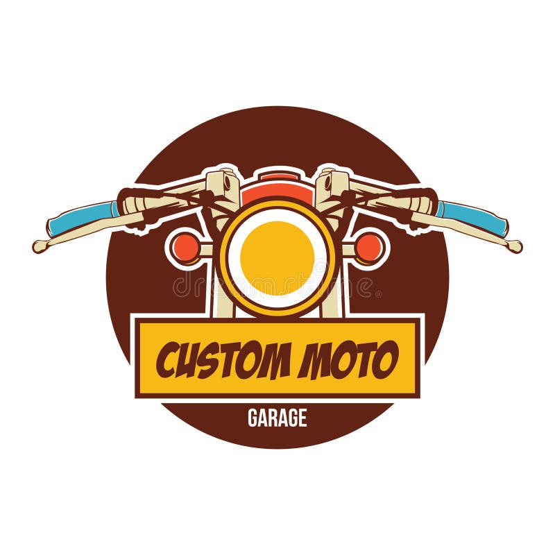 Classic Motorcycle logo stock vector. Illustration of classic - 89876748