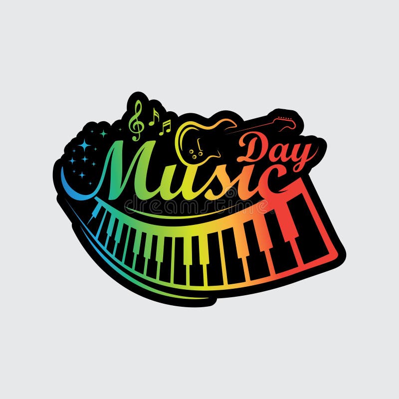 Classic Music Symbol Logo for Studio Stock Illustration - Illustration ...