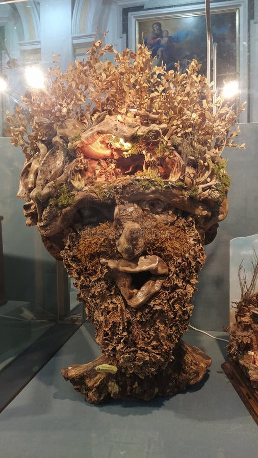 Classic Nativity Scene in Naples, Italy Editorial Photo - Image of ...