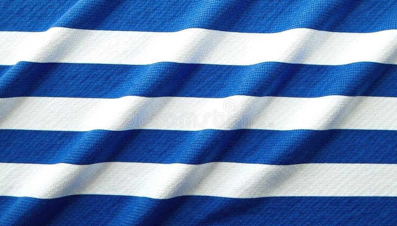 Classic Nautical Blue and White Striped Fabric Texture Seamless White ...