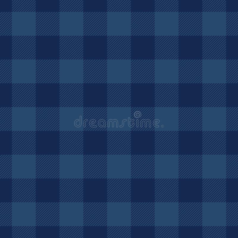 Classic Navy Blue and Denim Blue Buffalo Plaid Pattern. Perfect for ...