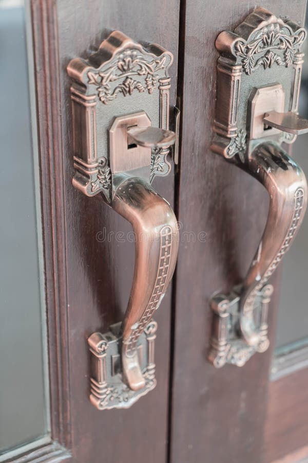 Classic old Door Handles stock photo. Image of antique - 89684244