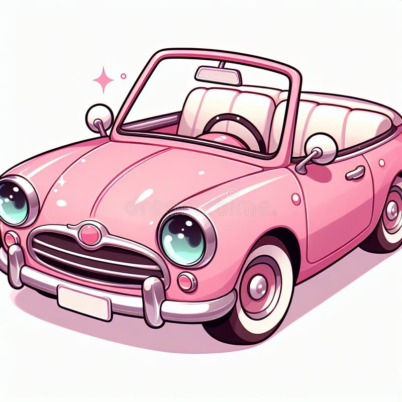 Classic Open-Top Car stock illustration. Illustration of smooth - 363513181