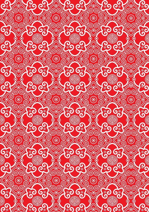 Classic Oriental Pattern Background Stock Vector - Illustration of ...