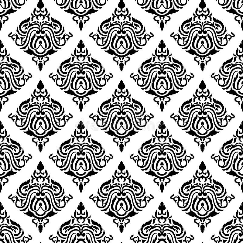 Classic pattern stock vector. Illustration of wallpaper - 35690092