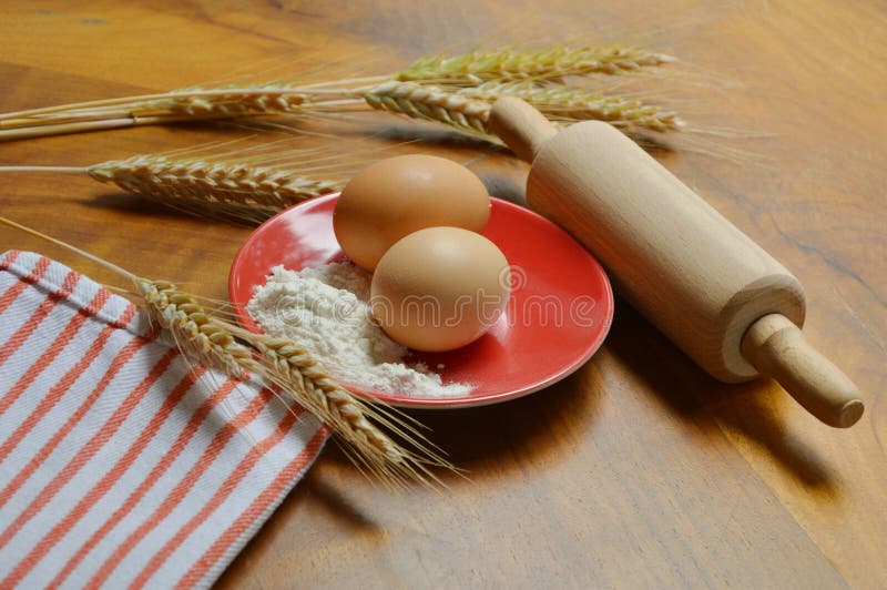 Classic Photo with Wheat Products Stock Photo - Image of wheat, eggs ...