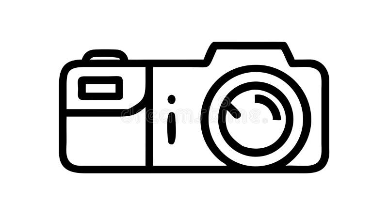 Classic Photography Camera Icon, for Imaging and Media, Vector Design ...