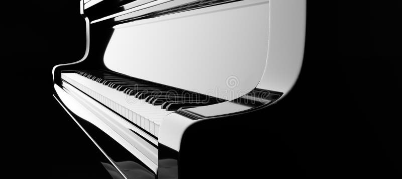Classic piano keyboard stock image. Image of concert - 217648827