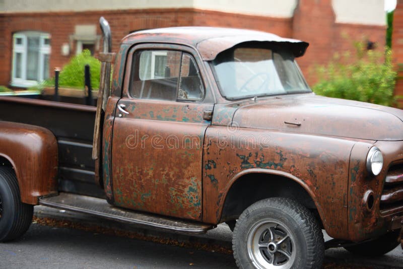 Classic pick up truck stock photo. Image of ppicture - 197939578