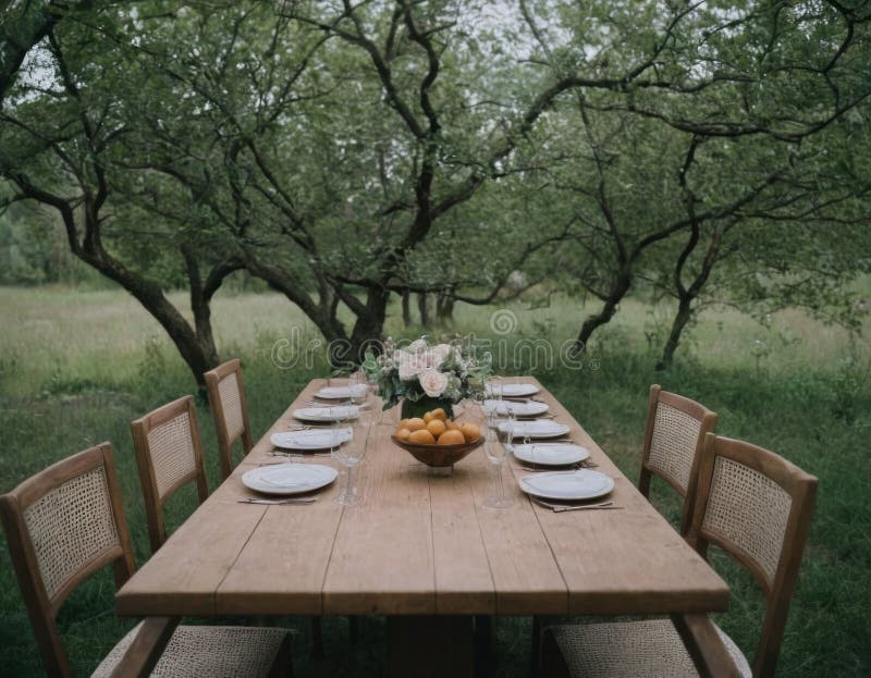 Classic Picnic in the Meadow. Stock Photo - Image of picnic, farm ...