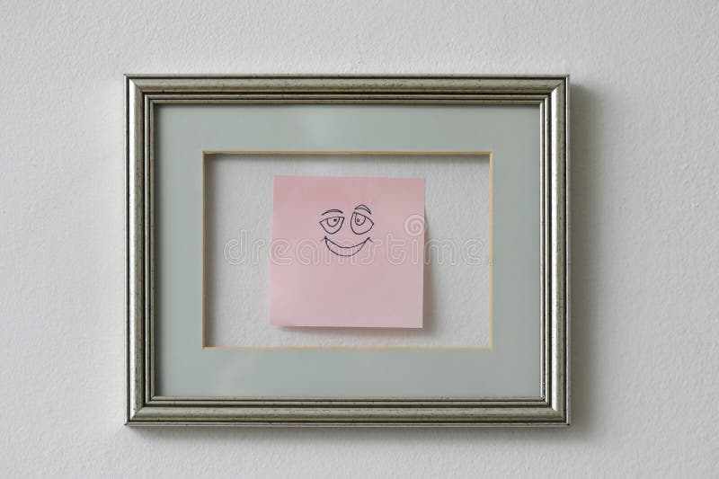 Classic Picture Frame and Paper Notes Stock Image - Image of frame ...