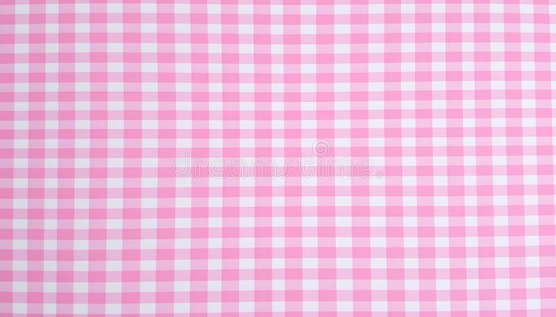 Pink Gingham Pattern, Classic Picnic Design, Checkered Background ...