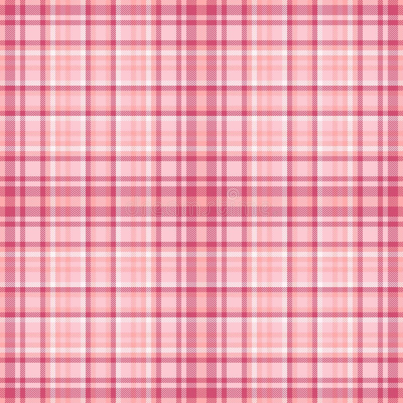 Classic Pink Plaid Pattern. Seamless Fabric Texture Great for ...