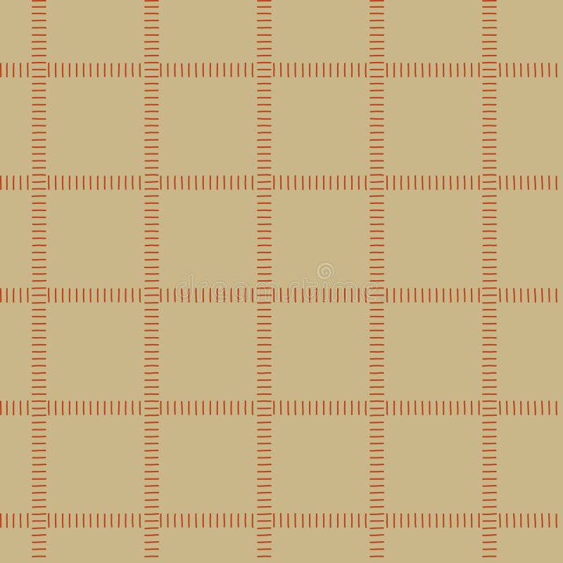 Classic Plaid Design with Red Diagonal Hatching on Olive Green ...