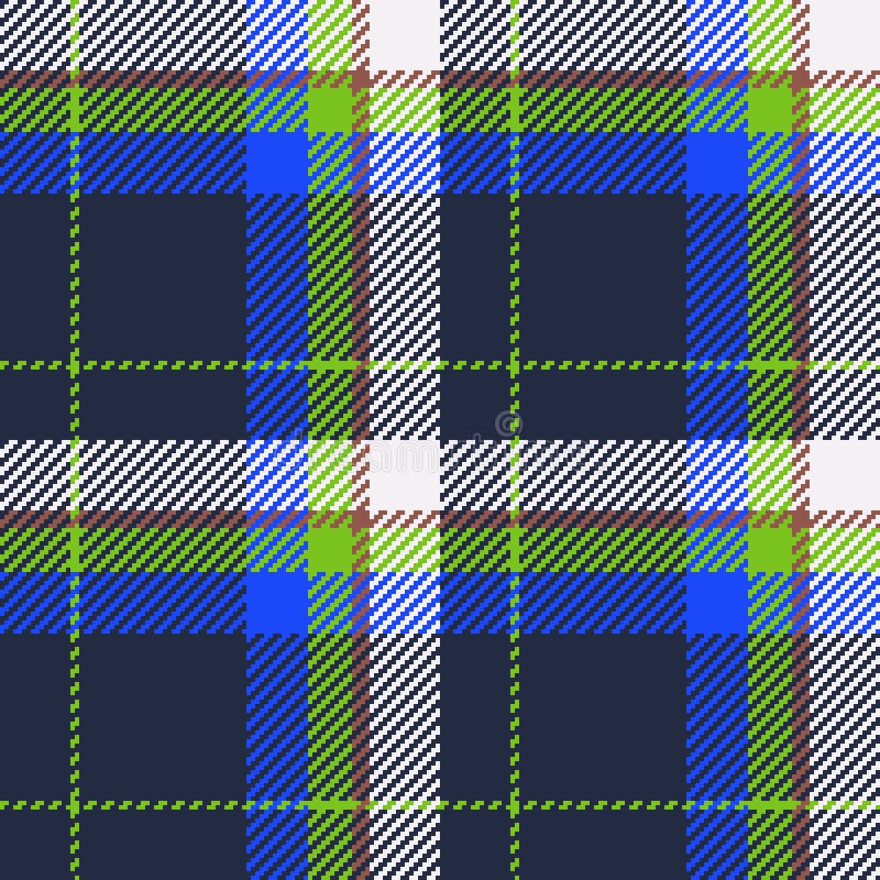 Classic Plaid Pattern Featuring Bold Colors Like Blue, Green, and White ...