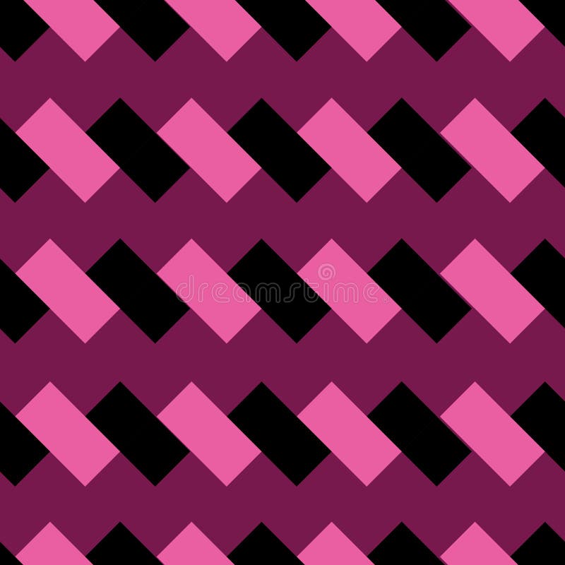 Classic Plum Slanted Rectangle Seamless Print. Stock Vector ...