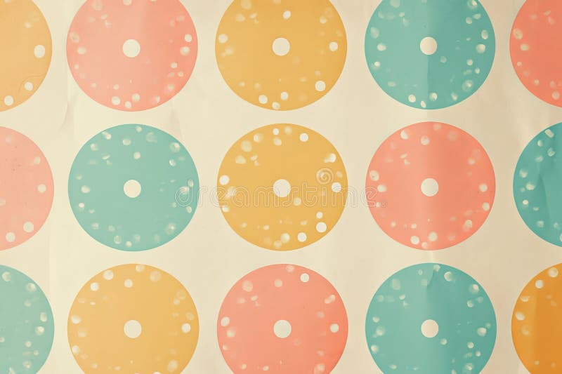 Classic Polka Dot Pattern with a Modern Twist, Featuring Soft Pastel ...