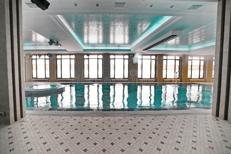 Classic Pool Room stock photo. Image of swimming, mosaic - 184769190