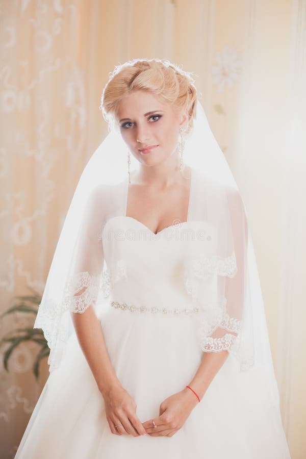 Classic Portrait of the Bride Stock Photo - Image of gorgeous, family ...
