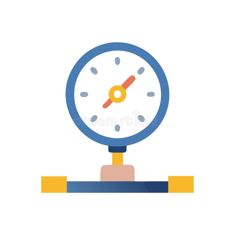 Classic Pressure Gauge Design for Mechanical Use Stock Vector ...
